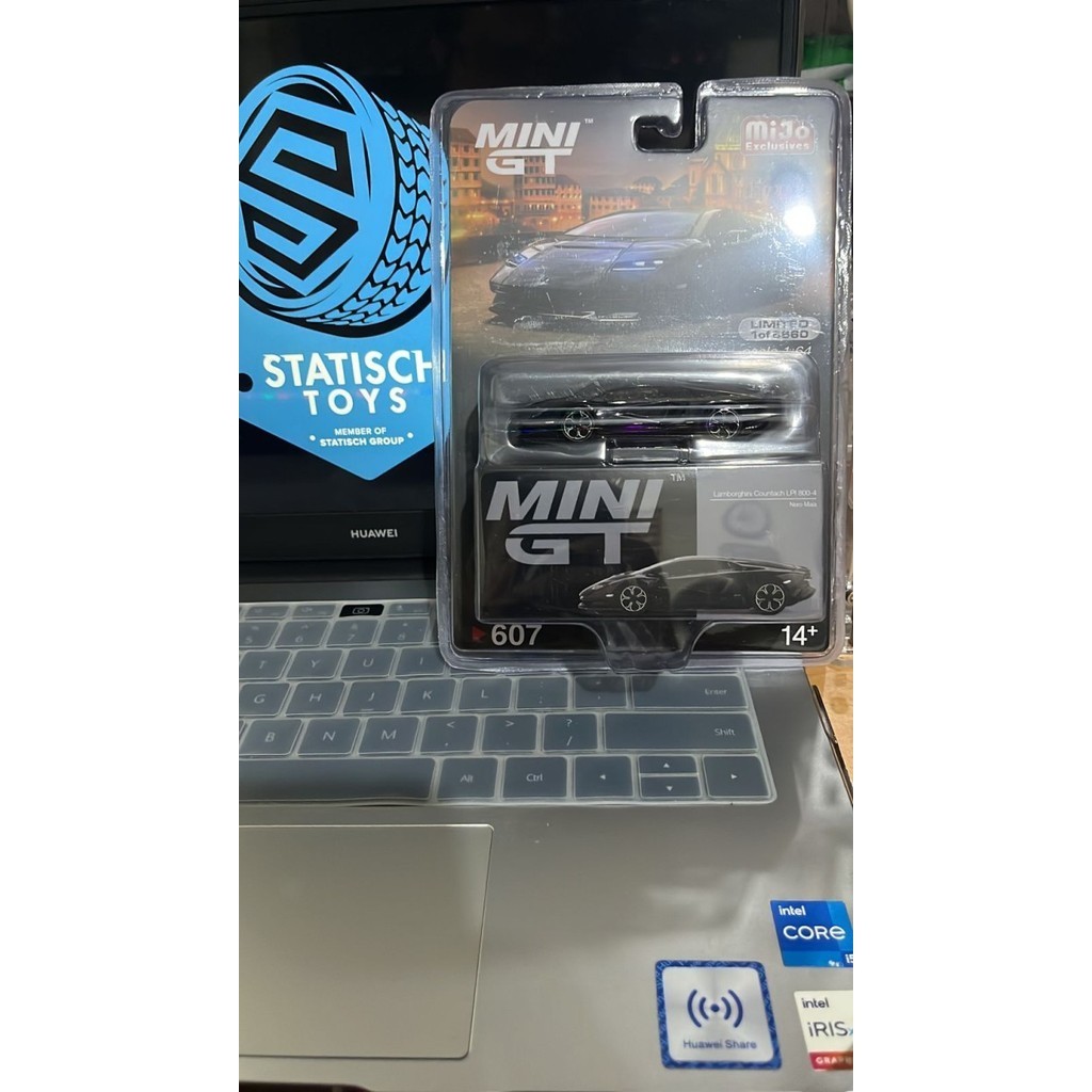 Jual MINI GT 607 MIJO BLISTER LAMBORGHINI COUNTACH LPI 800-4 NERO MAIA ...