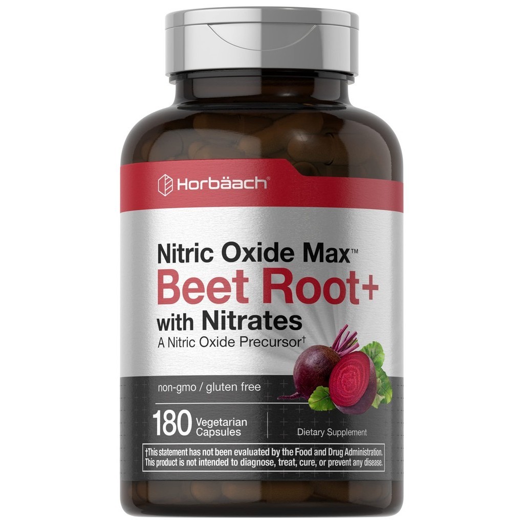Jual Horbäach Nitric Oxide Beet Root Capsules and Precursor | with ...