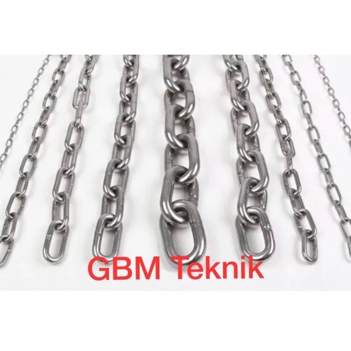 Jual Rantai Stainless Steel 304 8MM - 16 MM / Stainless Steel Chain ...