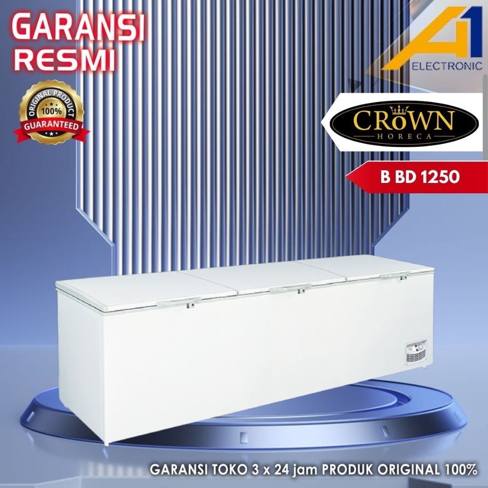Jual Chest Freezer CROWN BD 1250 / B BD 1250 / BBD1250 Low Watt 1250 ...