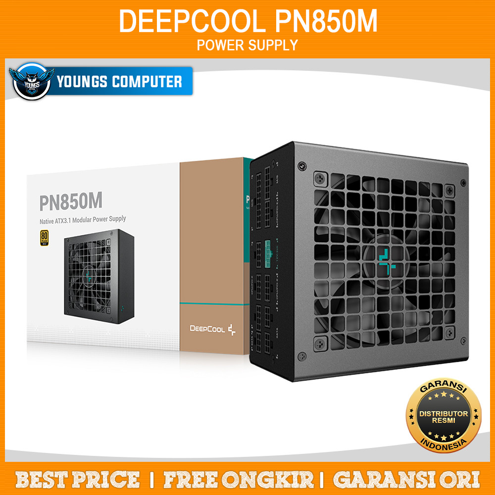 Jual PSU DEEPCOOL PN850M 850W 80+ Gold Full Modular ATX 3.1 | Power ...