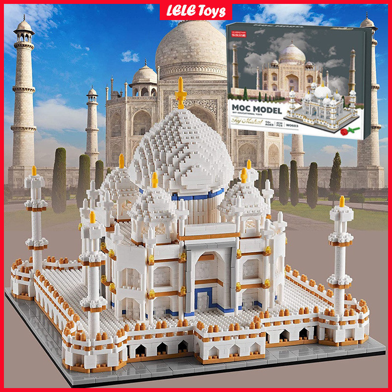 Jual Bricks City taj mahal Block India Mainan konstruksi Edukasi Anak ...