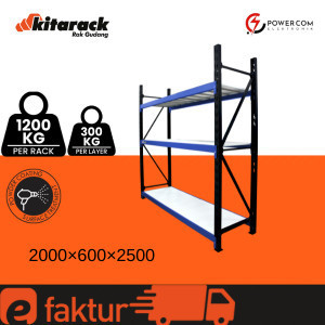Jual RACK GUDANG BESI 2 METER T 2,5 METER RACK GUDANG | Shopee Indonesia