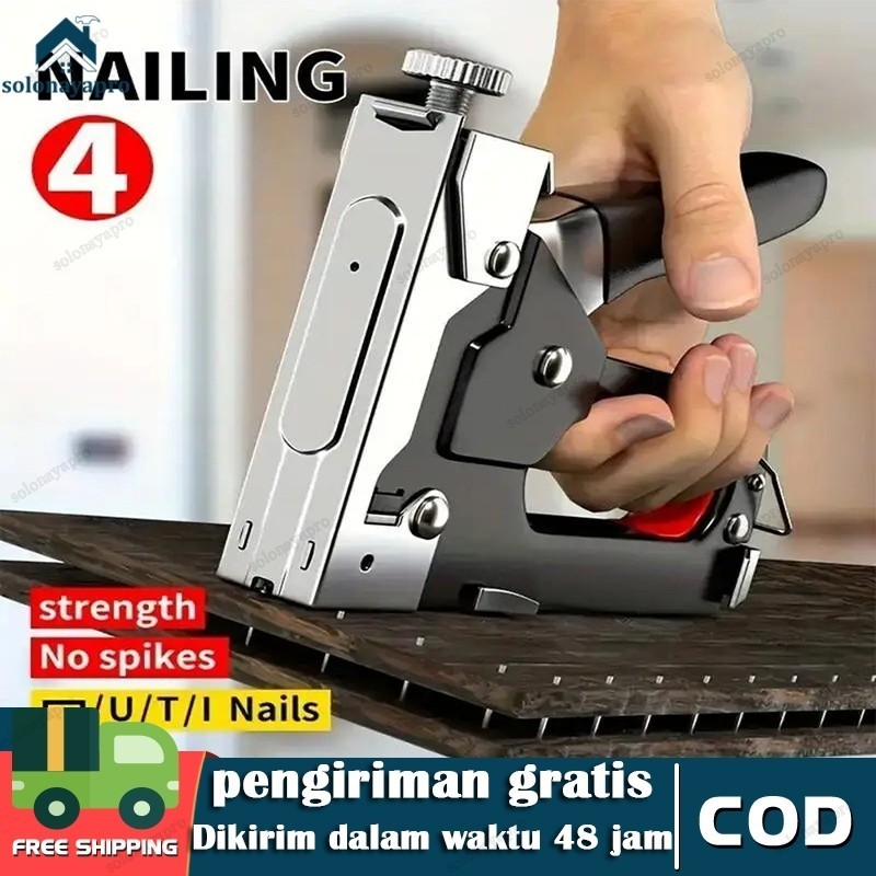 Jual Gratis 600 paku 4 In 1 Pistol Kuku Pistol Stapler Konstruksi ...