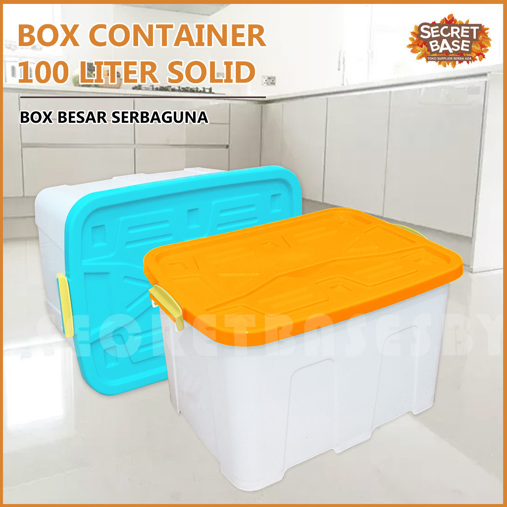 Jual ZZ43RY65 BOX CONTAINER 100 LITER + RODA - Kontainer Box ...