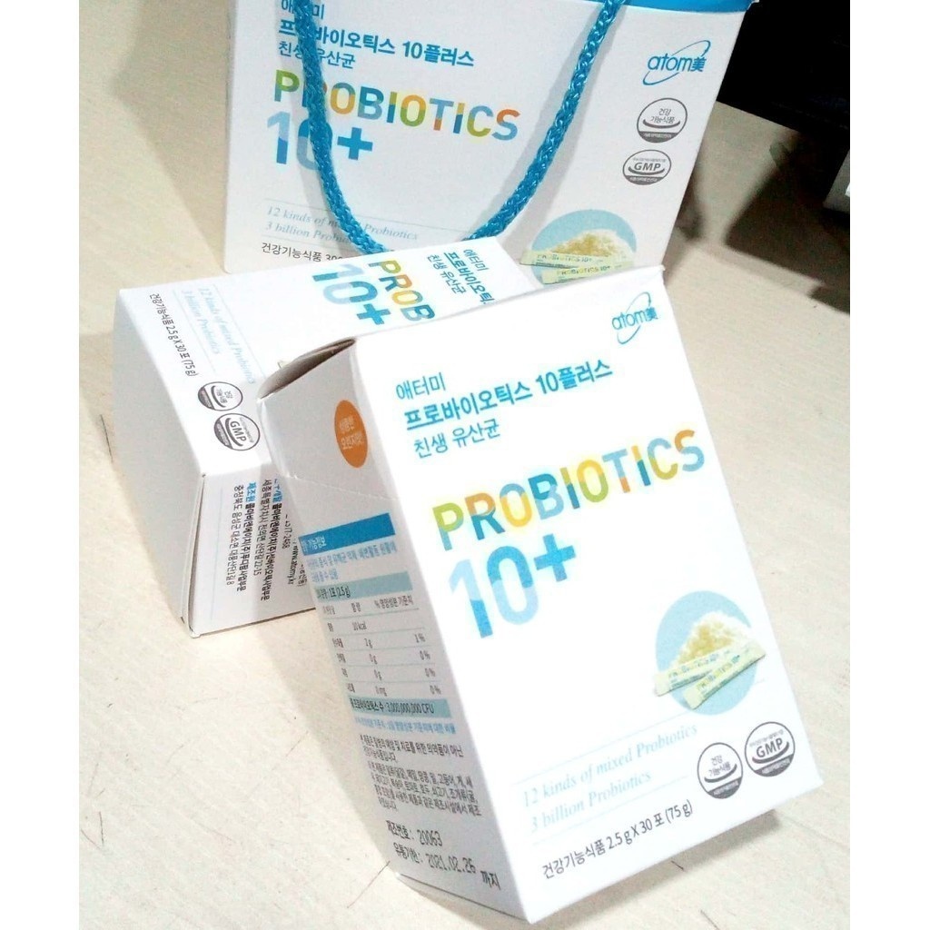 Jual Atomy Probiotics 10+ box kecil isi 30sachet | probiotik 10 ...