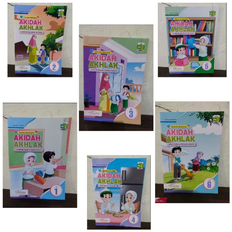 Jual Buku Akidah Akhlak Kelas 1 2 3 4 5 6 Pustaka Mulia KMA 183 184 | Shopee Indonesia