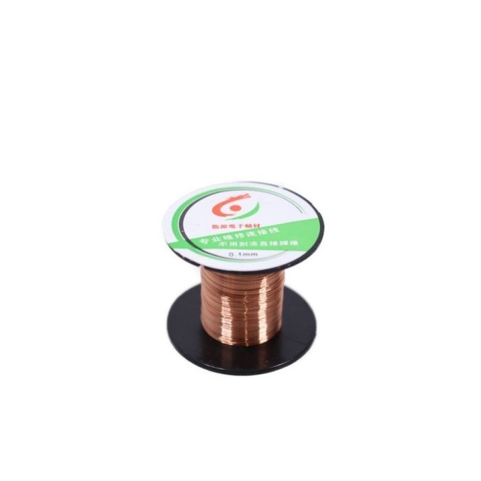 Jual Kawat Tembaga Jumper Solder PPA Enamelled 0.1mm Gulungan Besar | Shopee Indonesia