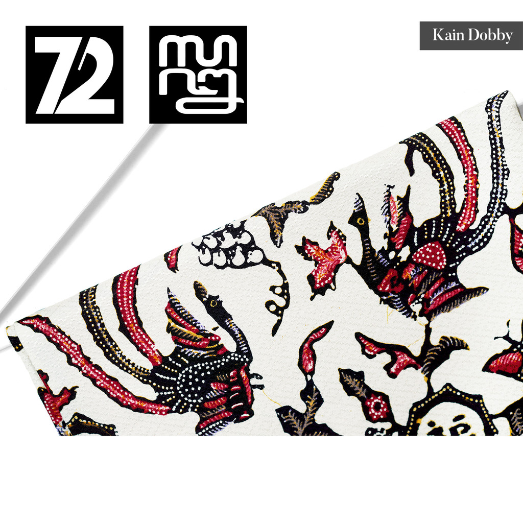 Jual KAIN BATIK PREMIUM Bahan Dobby Motif Burung Kecapi Kanji Warna ...