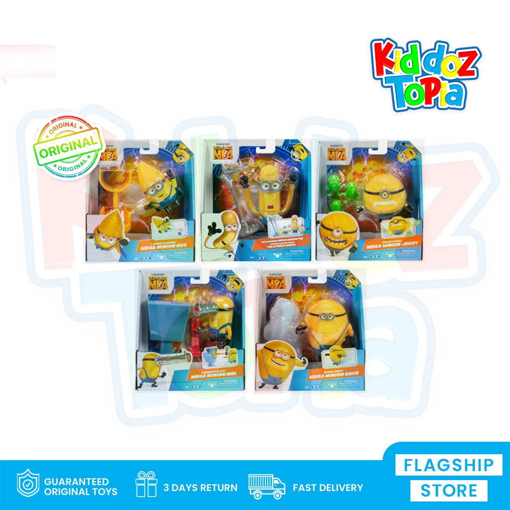 Jual Minions Despicable Me4 ME 4 Mega Minions 4 Inch Action Figure ...