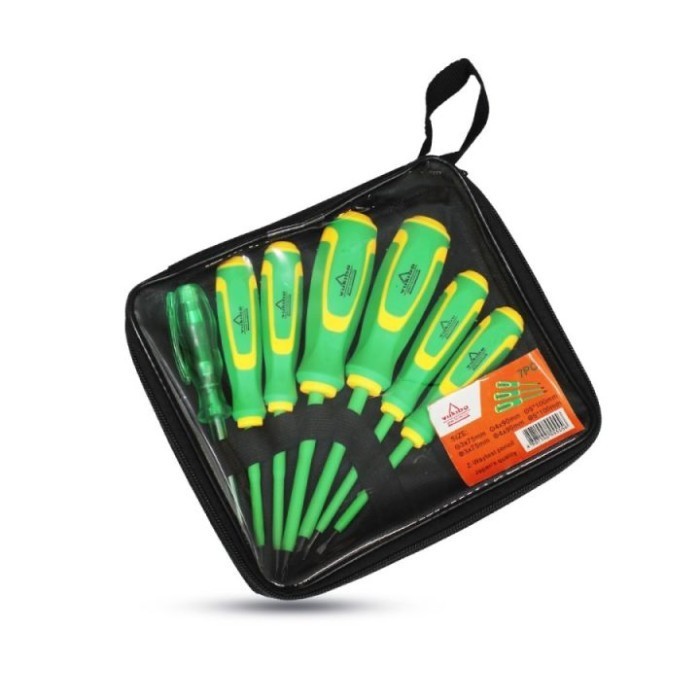 Jual BISA COD!! OBENG LISTRIK SET 7 PCS BELTER OBENG MIN PLUS TEST PEN ...