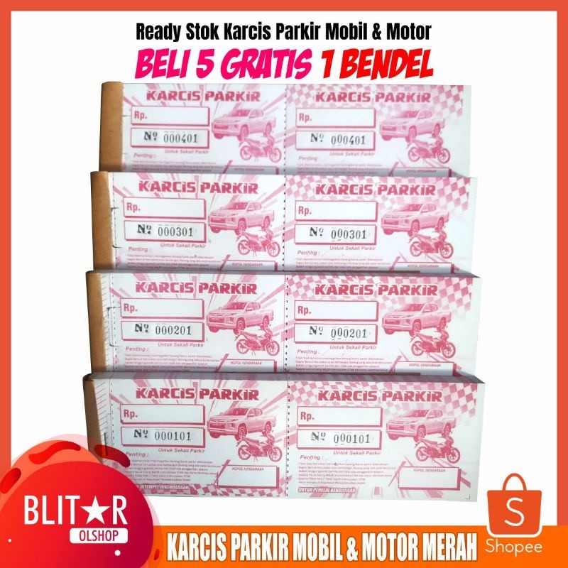 Jual Karcis parkir mobil dan motor | Shopee Indonesia