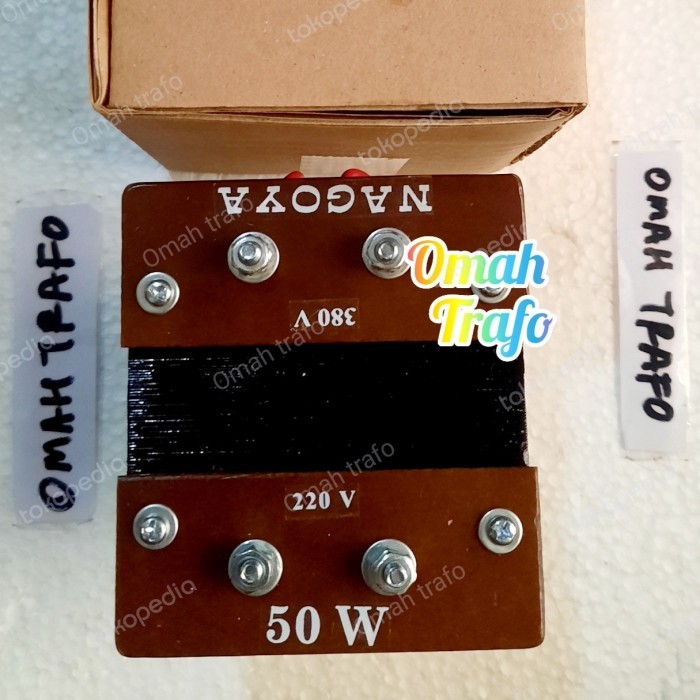 Jual trafo step up down auto 380v / 220v 50 watt | Shopee Indonesia