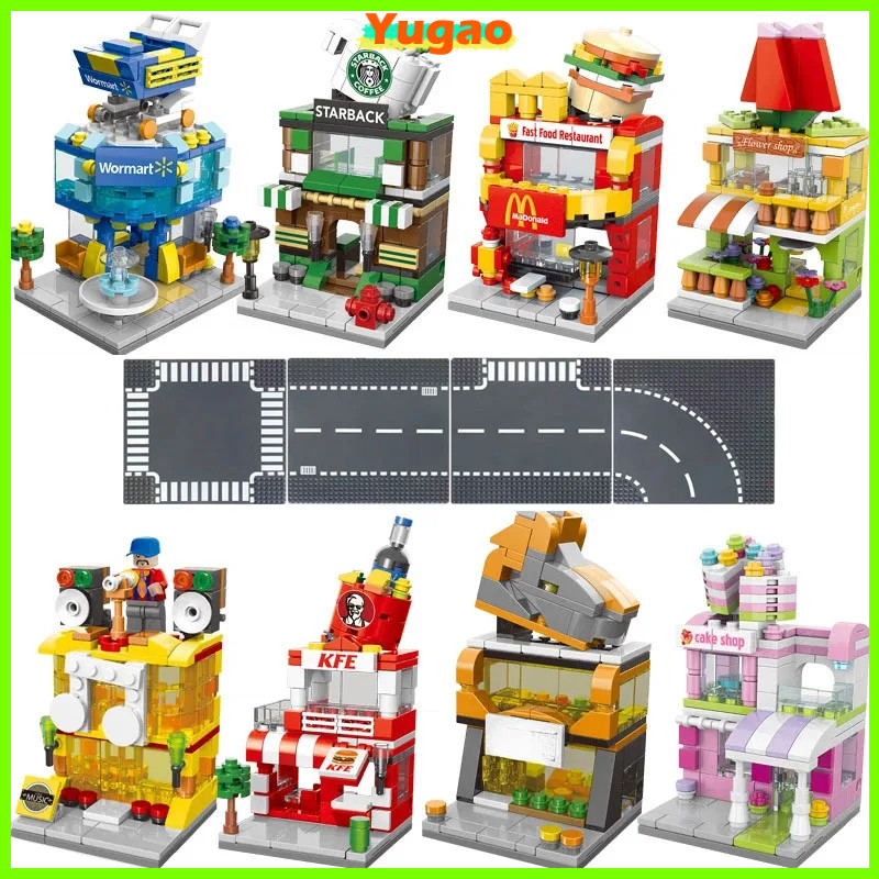 Jual Bricks Seri Toko Burger Model McDonald's City Balok Susun Street ...