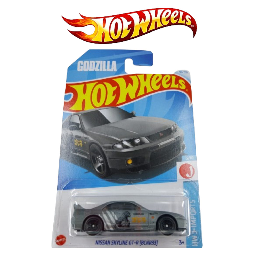 Jual Hot Wheels Nissan Skyline GT-R R33 Godzilla Abu | Shopee Indonesia