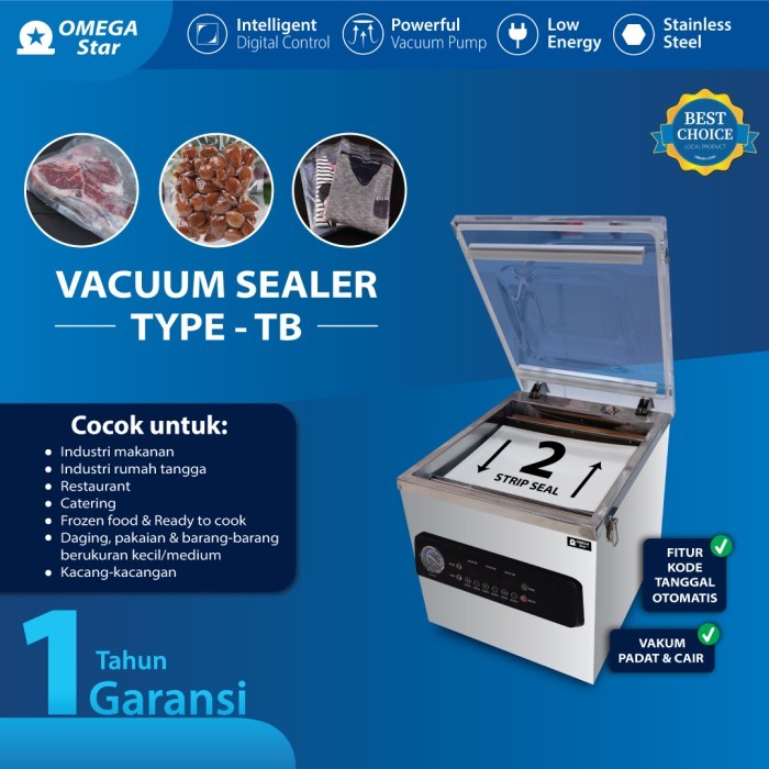 Jual Mesin Vakum / Vacuum Sealer Machine Pack Packaging Makanan Omega ...