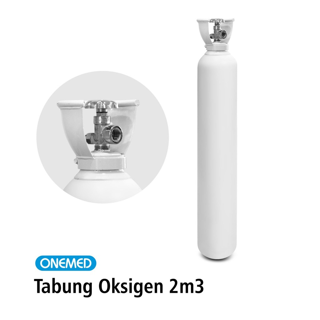 Jual ONEMED Tabung Oksigen 2m3 Oxygen OP | Shopee Indonesia