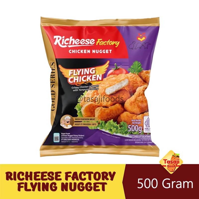 Jual Richeese Factory Flying Chiken Nugget 500 gr | Shopee Indonesia