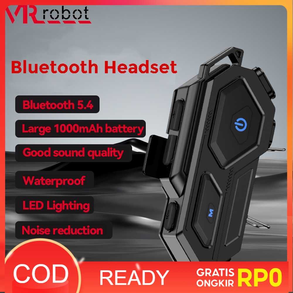 Jual VR Robot Headset Helm Bluetooth Handsfree Call IP65 1000mAh - C8 ...