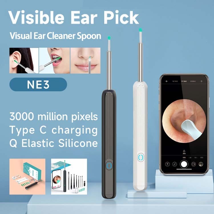 Jual Visual Ear Cleaner Spoon Endoscope Earpick Scope dengan Kamera ...