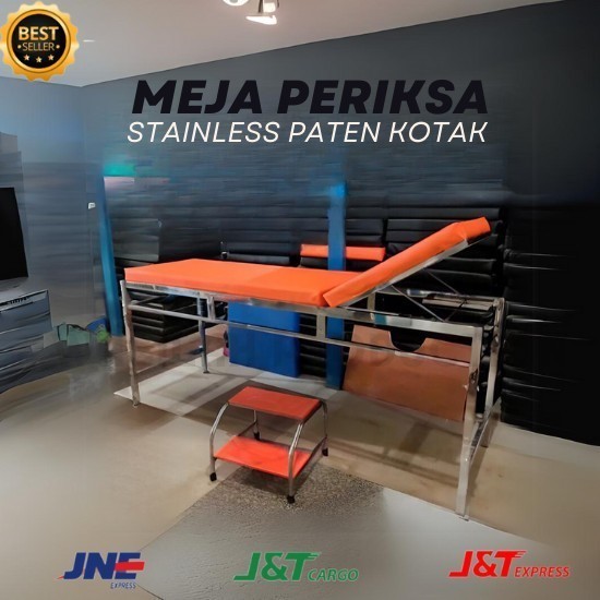 Jual BED PERIKSA PASIEN STAINLESS || MEJA PERIKSA || TEMPAT TIDUR ...
