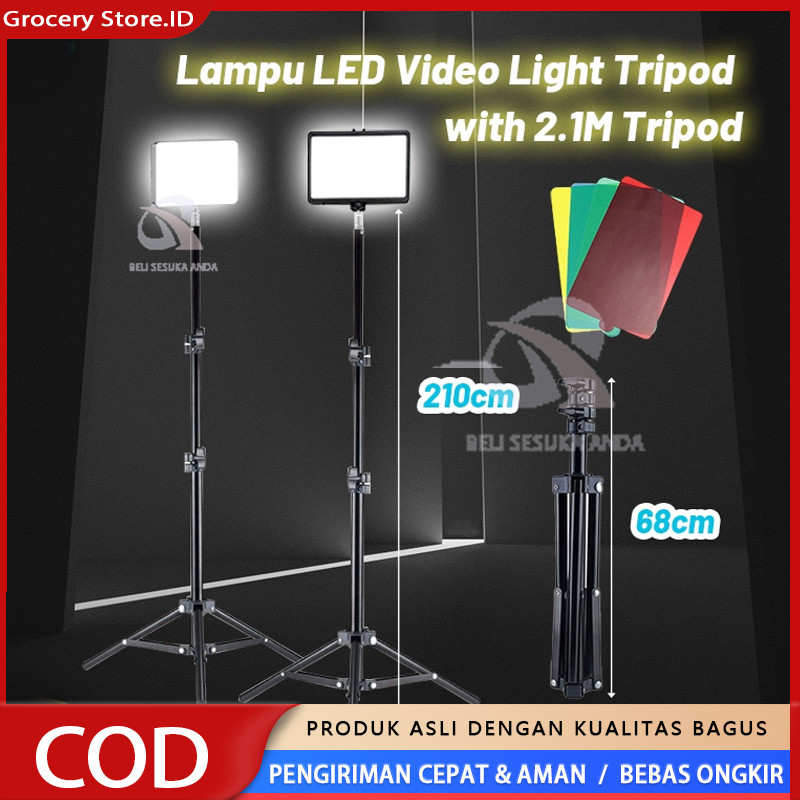 Jual Lampu Fotografi Lampu LED Video Light Ringlight Lampu Foto Produk ...
