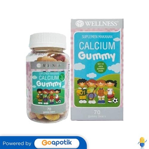 Jual Wellness Gummy Calcium Box 70 Gummies | Shopee Indonesia