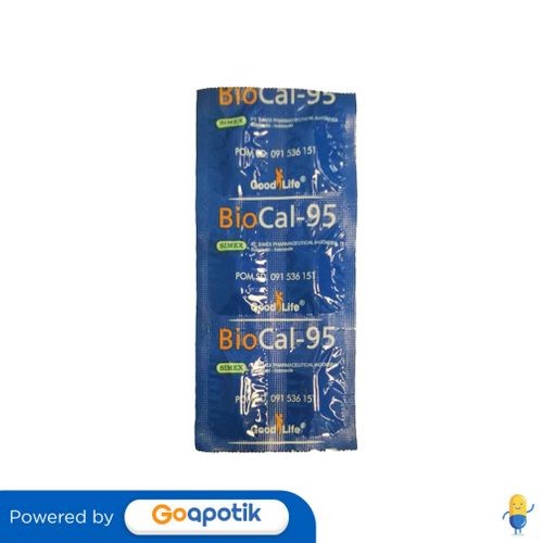Jual Bio-Cal 95 Strip 6 Kaplet | Shopee Indonesia