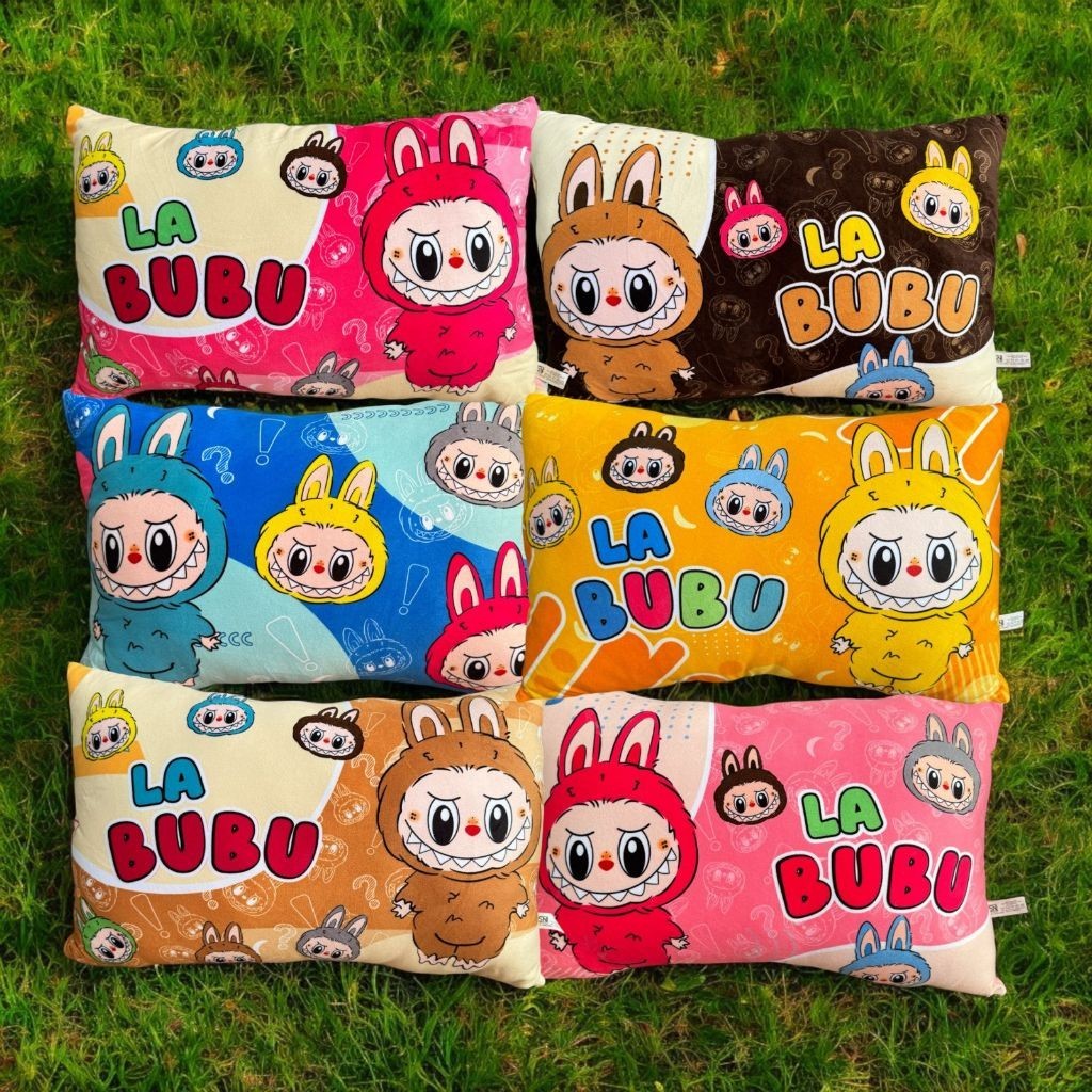 Jual Bantal Print Labubu Anak 50x35 dan 40x25 cm Halus Padat | Shopee ...