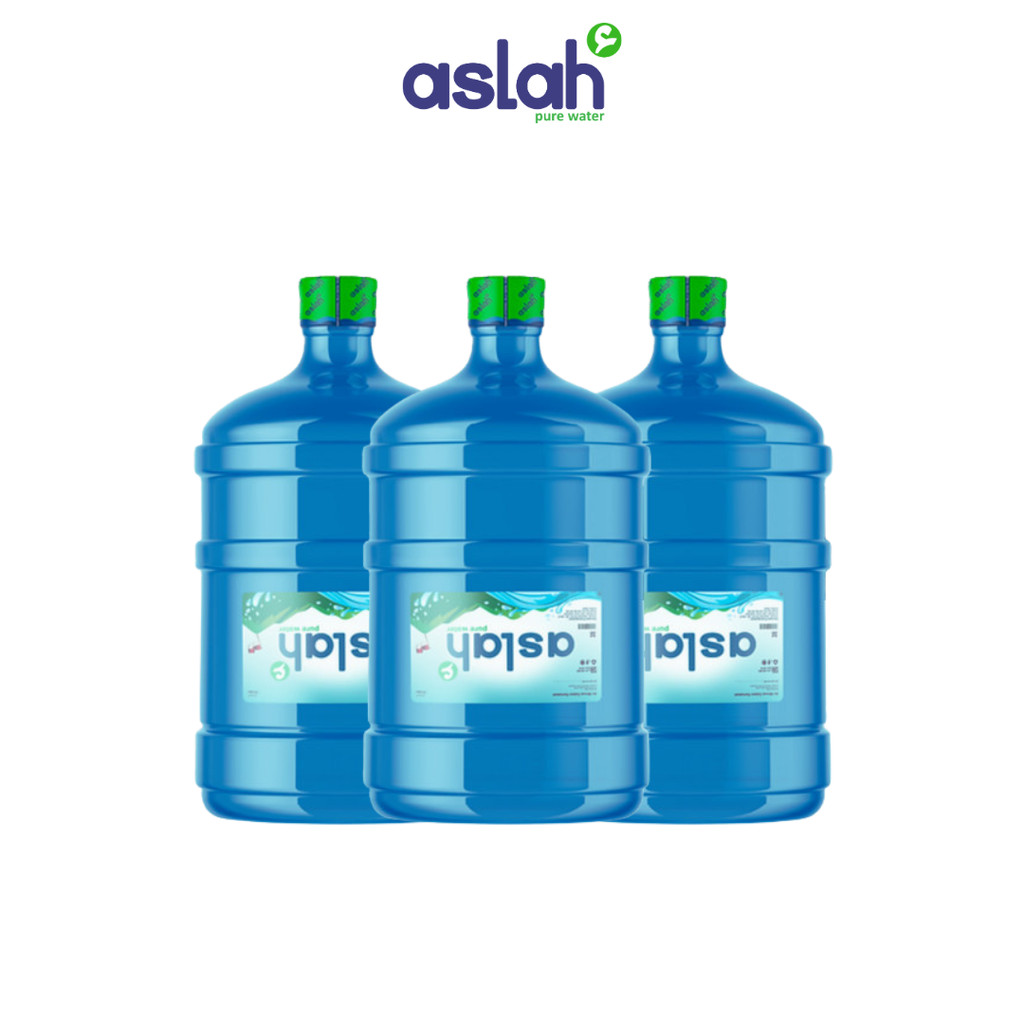 Jual Aslah - Air Mineral 3 Galon 19L | Shopee Indonesia