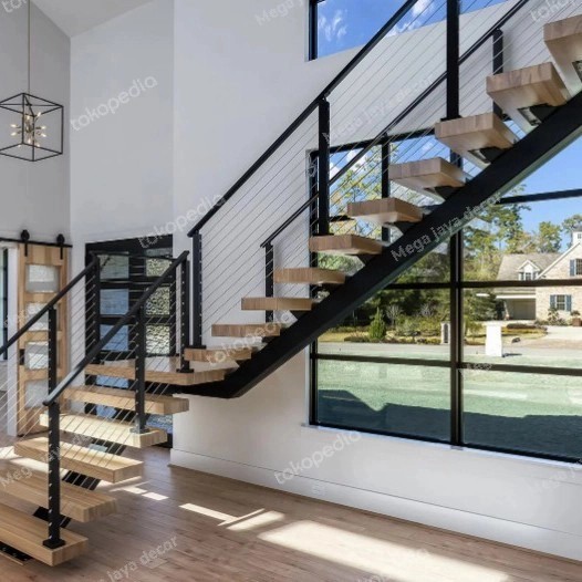 Jual tangga rebah minimalis bahan besi holo galvanis anti karat dan ...