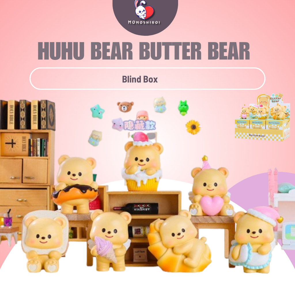 Jual WY24-A015 Butter Bear BlindBox Figures blind box resin Figure ...