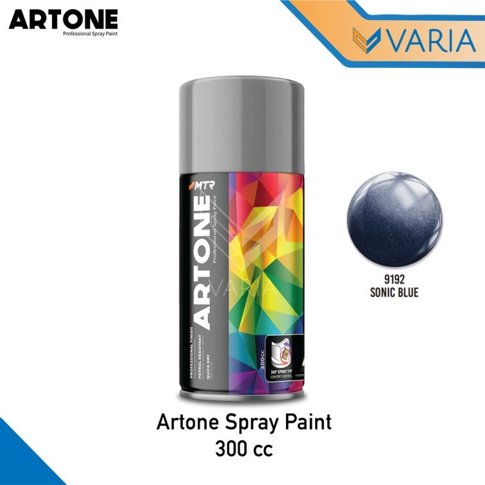 Jual Artone Spray Paint 300 cc Sonic Blue 9192 Biru Metalik Cat Semprot ...
