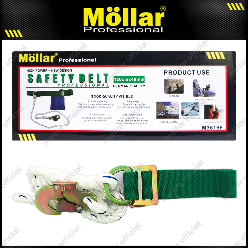 Jual MOLLAR M36166 Safety Belt Sabuk Pengaman Kerja Proyek Body Harness ...