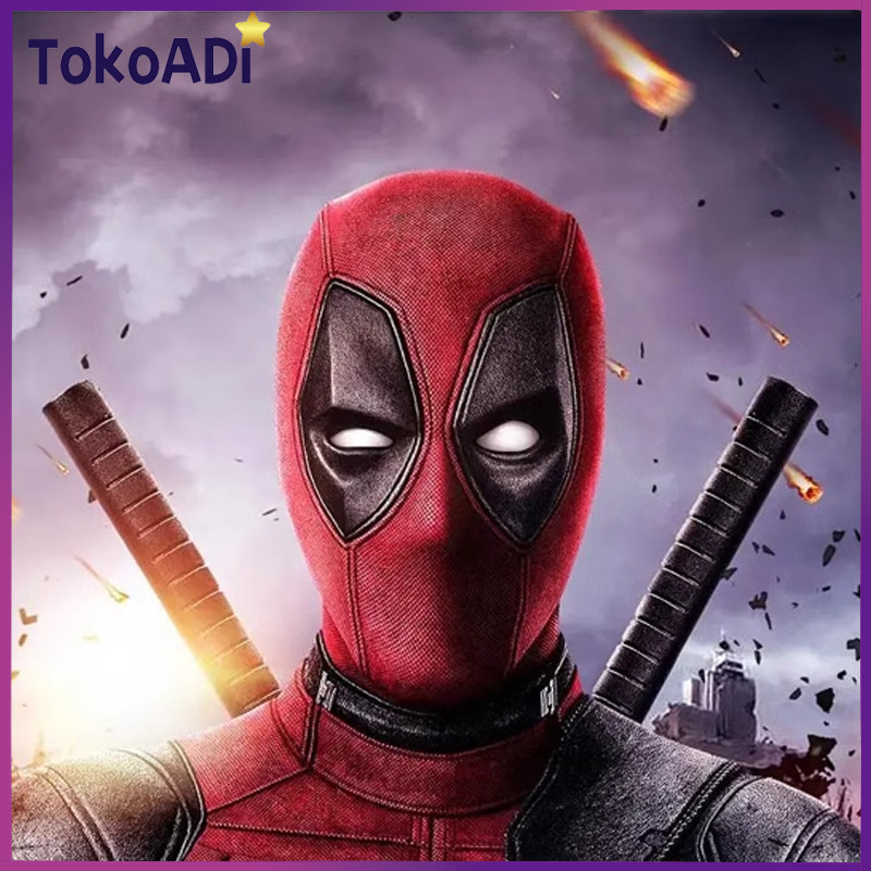 Jual Topeng Deadpool Topeng Full Face Deadpool Masker Wajah Kostum ...