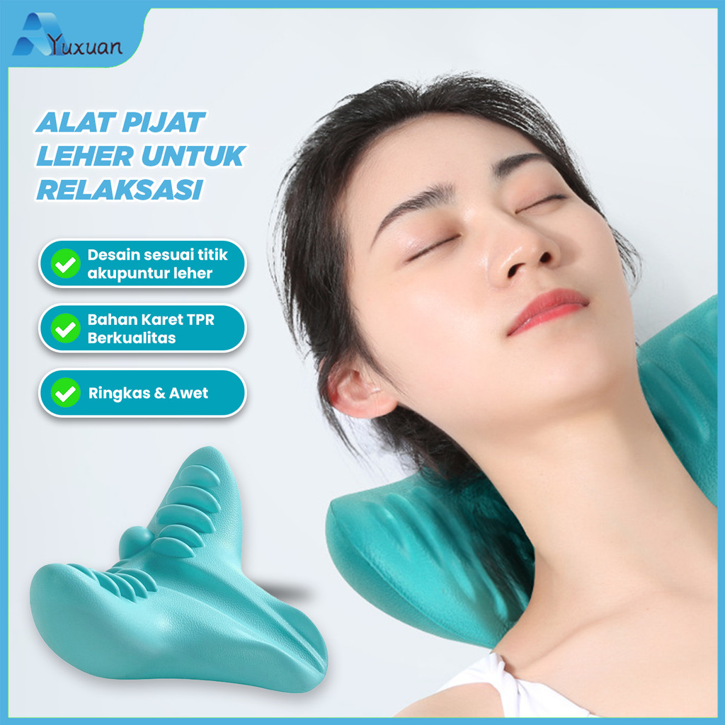 Jual Yuxuan - Bantal Pijit Leher - Bantal Leher Terapi Relaksasi Tulang ...