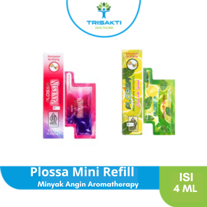 Jual PLOSSA MINI REFIL ROLL ON 5 ML MEREDAKAN SAKIT KEPALA, MASUK ANGIN ...