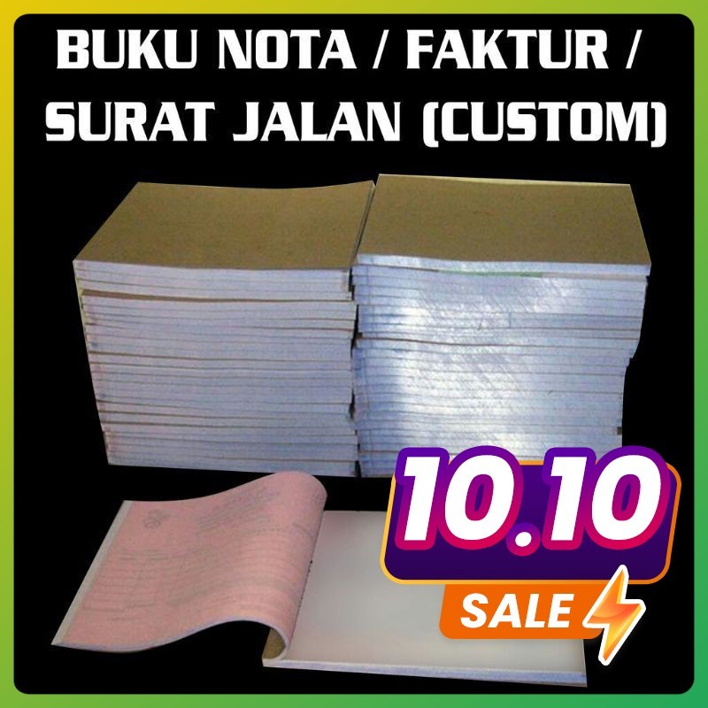 Jual CETAK NOTA CUSTOM | 1 RIM 2 PLY | Shopee Indonesia