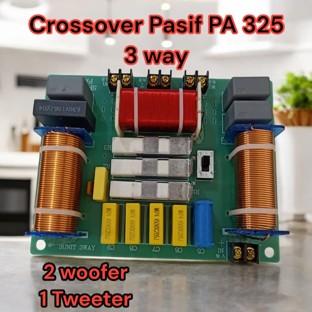 Jual Panel Crossover Pasif PA 325 3 way 800 watt 2 Low 1 High Original ...