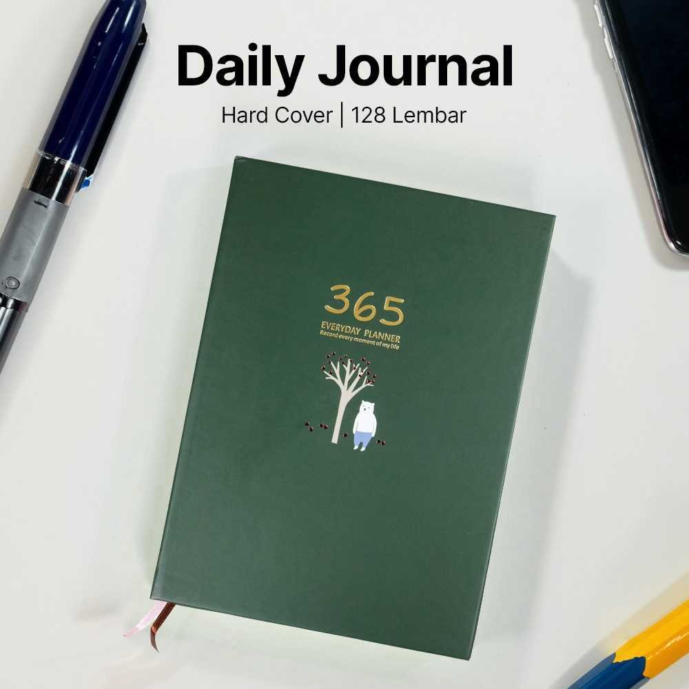 Jual prima DingDongTu Buku Diary 365 Hari Daily Journal Hard Cover 128 Lembar DDT4083 shopee ...