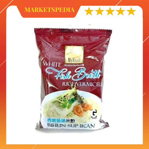 Jual Mykuali White Fish Broth Rice Vermicelli - Bihun Sup Ikan Premium ...