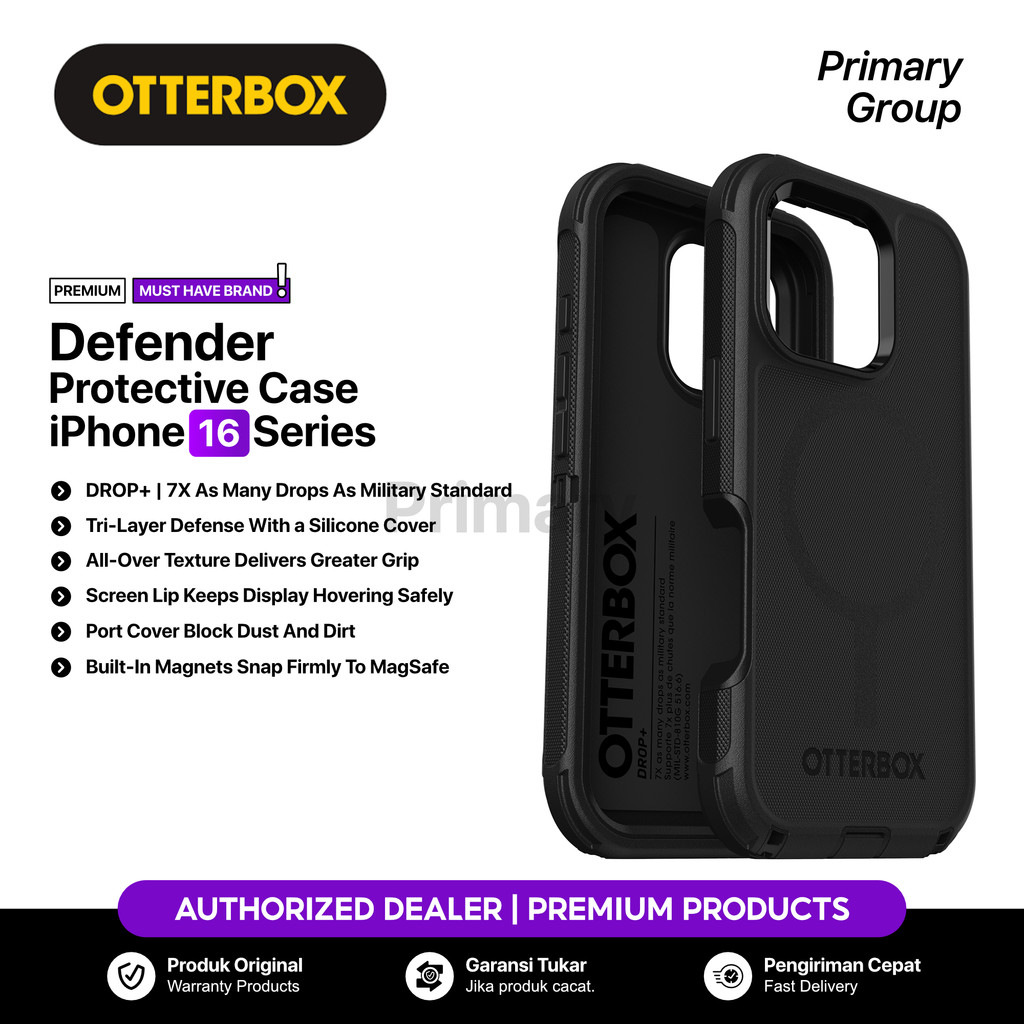 Jual Case iPhone 16 Pro 16 Pro Max OTTERBOX Defender MagSafe Magnetic ...