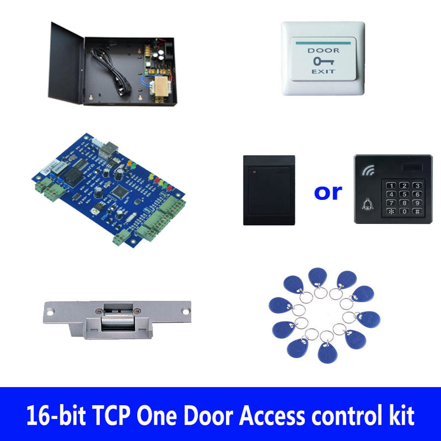 Jual Rfid Card Door Access Control Kit,Tcp One Door Access Control ...