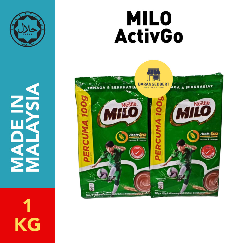 Jual NESTLE MILO ActivGo Malaysia Susu Bubuk Coklat Original Malaysia ...