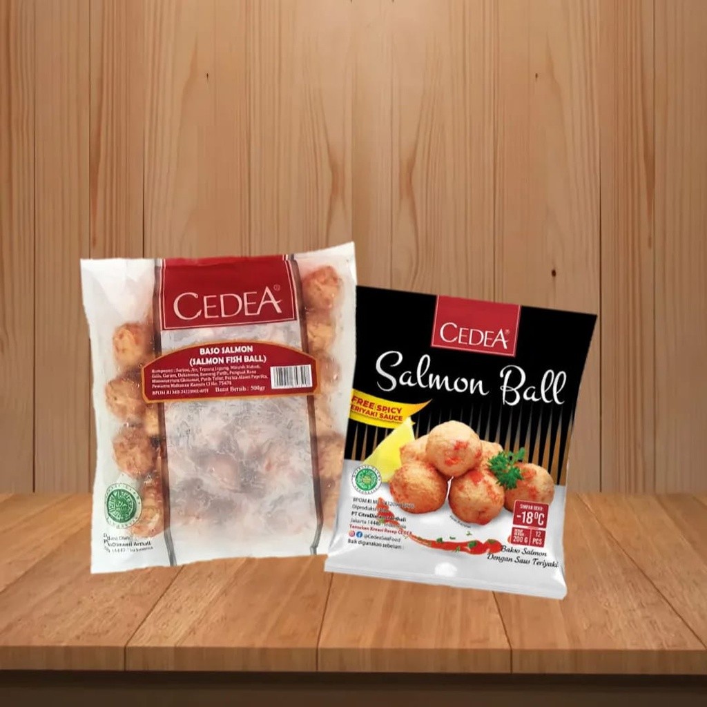 Jual Cedea Bakso Salmon Ball / Fish Ball 200gram / 500gram Frozen Food ...