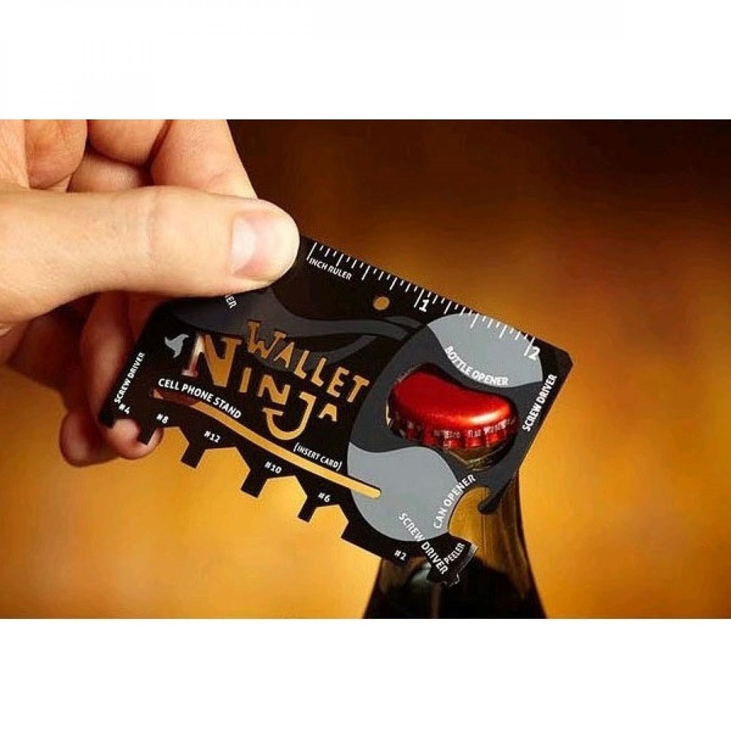 Jual Wallet Ninja 18in1 Multi Purpose Credit Card Sized Pocket Tool ...