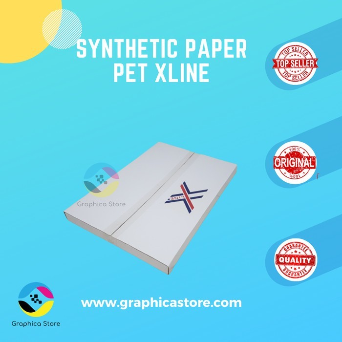 Jual XLINE LMO 75 Micron PET Synthetic Paper Matte | Yupo Newtop Super ...