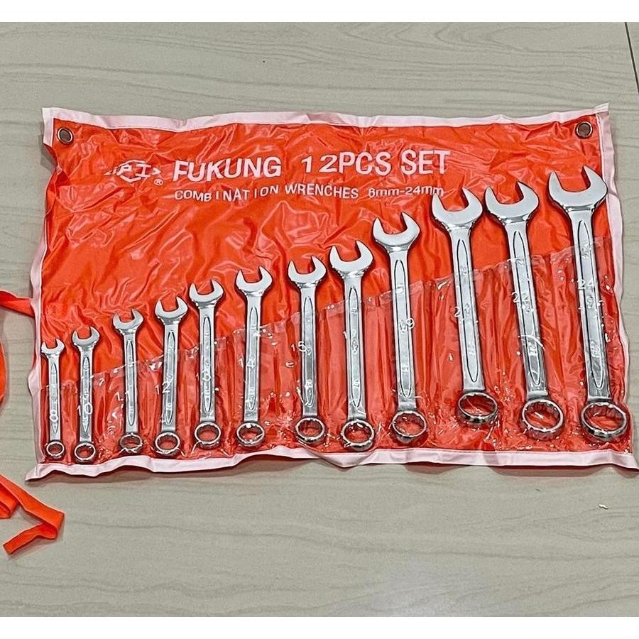 Jual Kunci Ring Pas Fukung 12pcs 8-24mm / Kunci Ring Pas Fukung ...