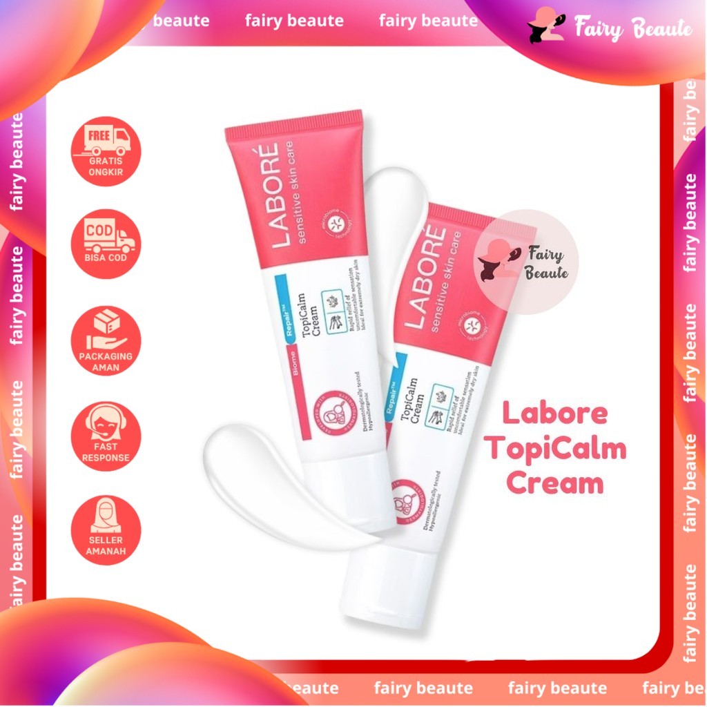 Jual LABORÉ Sensitive Skin Care BiomeRepair TopiCalm Cream repair skin ...