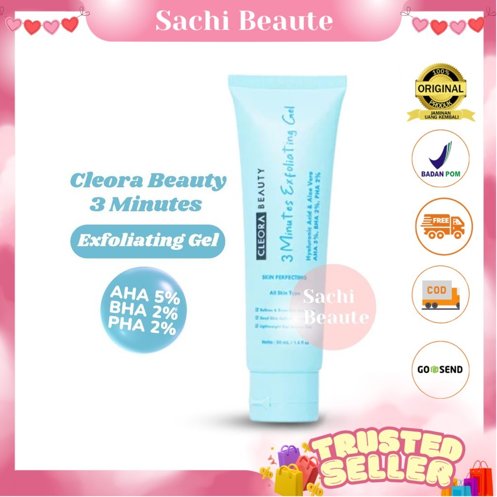 Jual Cleora 3 Minutes Exfoliating Gel Cloera Beauty Exfo | Shopee Indonesia